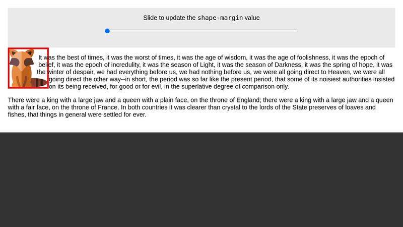 shape-margin demo