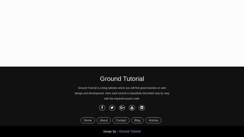 CodePen - A Pen by Ground Tutorial