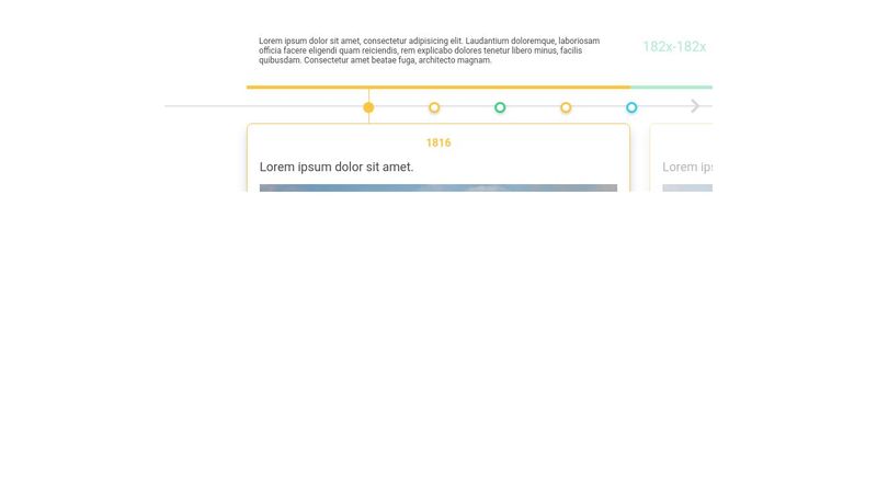 Nested & Color Coded Interactive Timeline