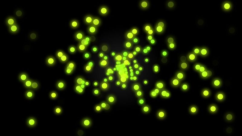 CSS Glowing Particle Animation