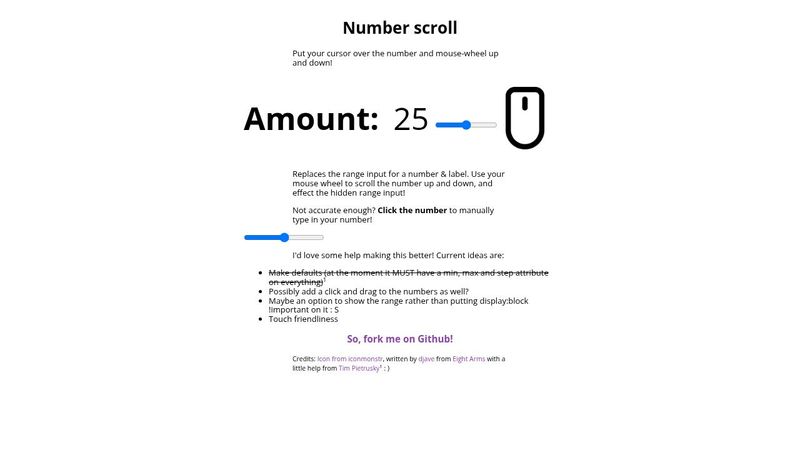 Number Scroll