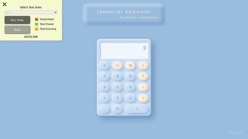 FCC - JavaScript Calculator