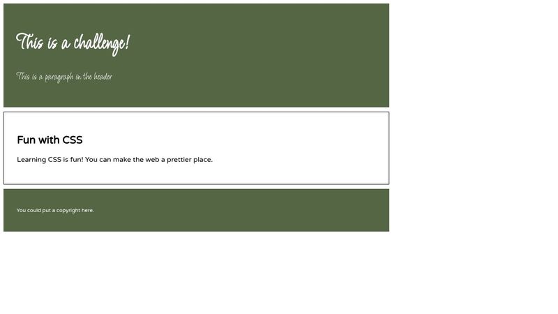 Introduction to CSS [Section 3 through "Units of Measure"]