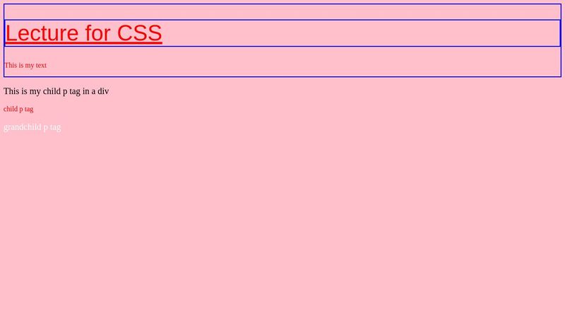 Day 2 - CSS Lecture CBR62