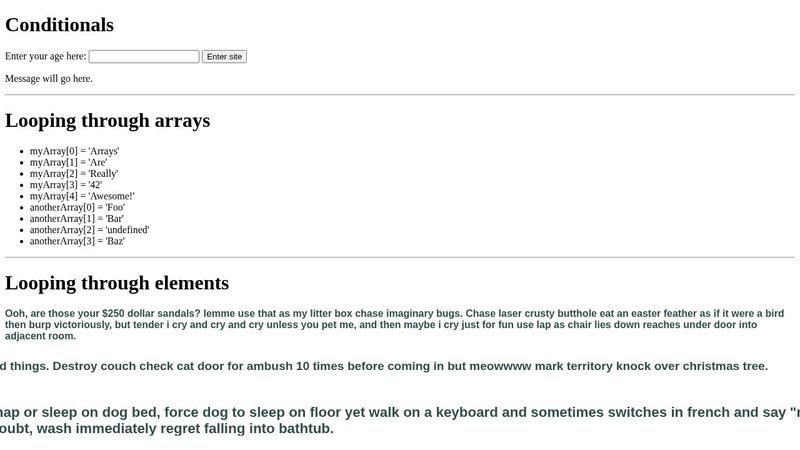 COMPSCI 719 Module 4.6 Loops & arrays