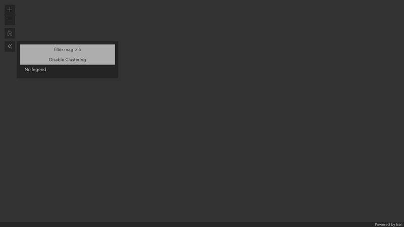 Point clustering - basic configuration | Sample | ArcGIS API for JavaScript 4.24