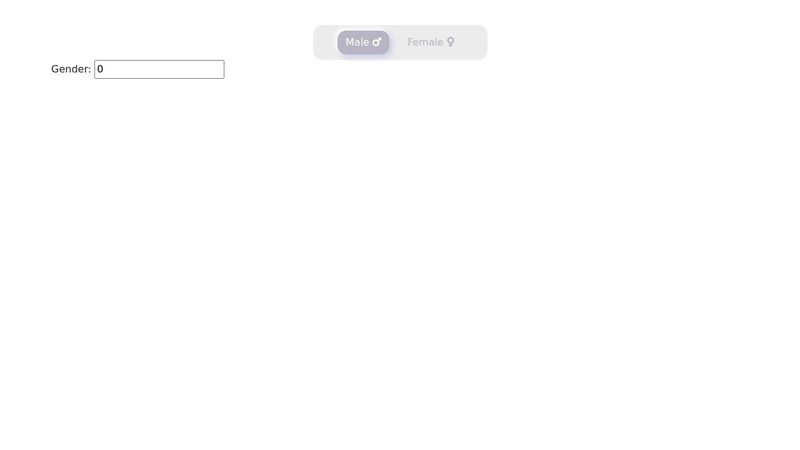 Really Simple Gender Switch using Bootstrap and jQuery