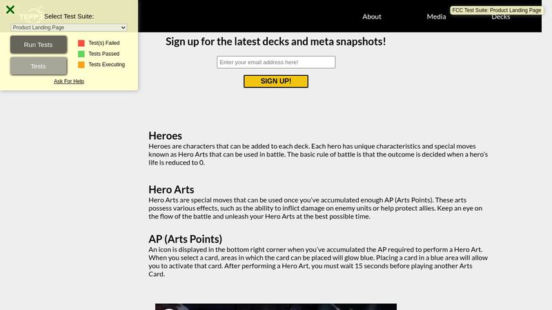 Responsive Web Design Projects - Build a Product Landing Page