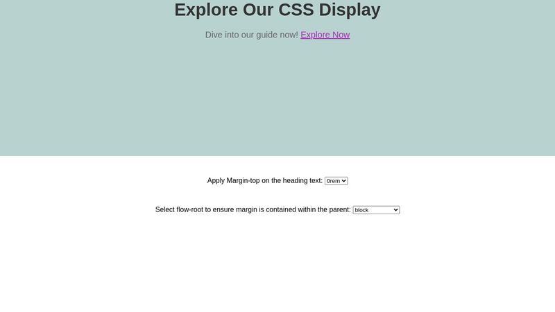 css display: block flow-root