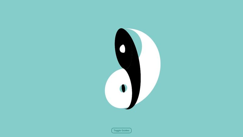 Spinning 3D Yin Yang