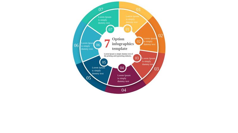 pure CSS infographics