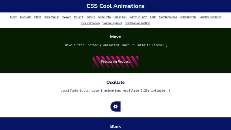 CSS Cool Animations