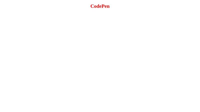 Codepen codepen