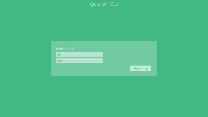 Quiz em Vue