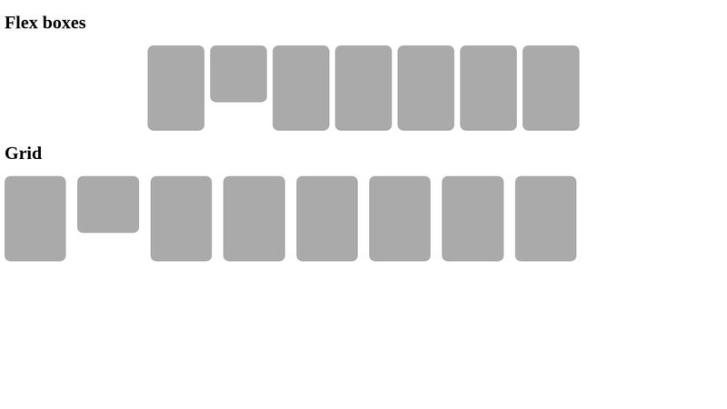 centre aligned flex items