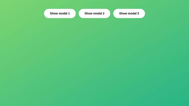 Simple Modal Window using JS