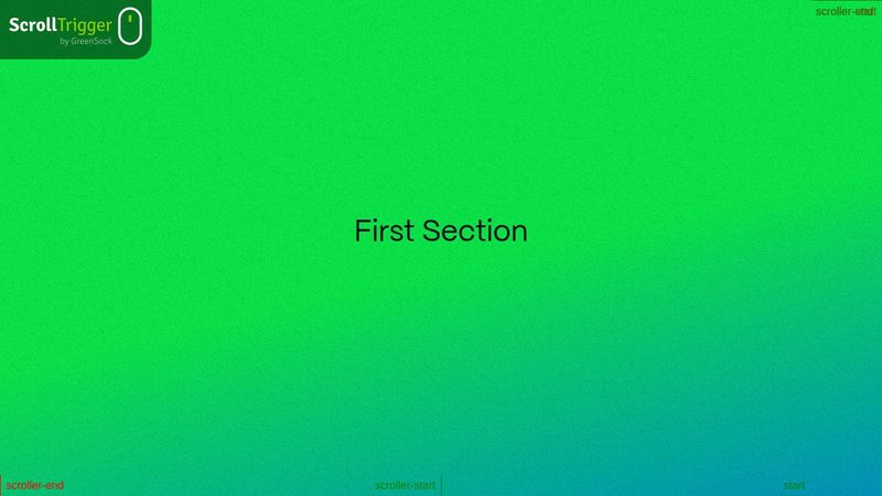 Animated horizontal scroll technique GreenSock