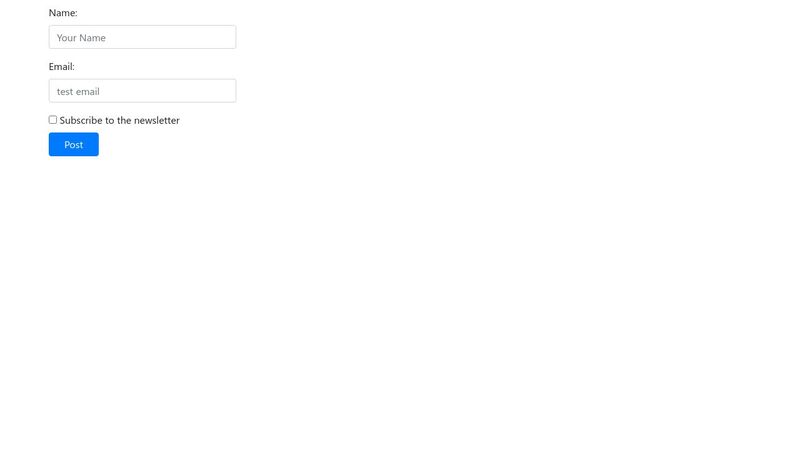 Javascript form action handling
