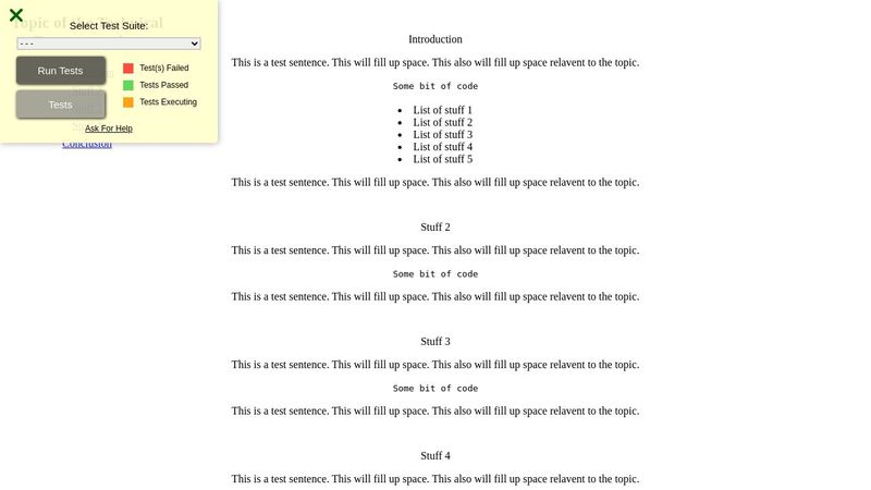 Fork Me! FCC: Technical Documentation