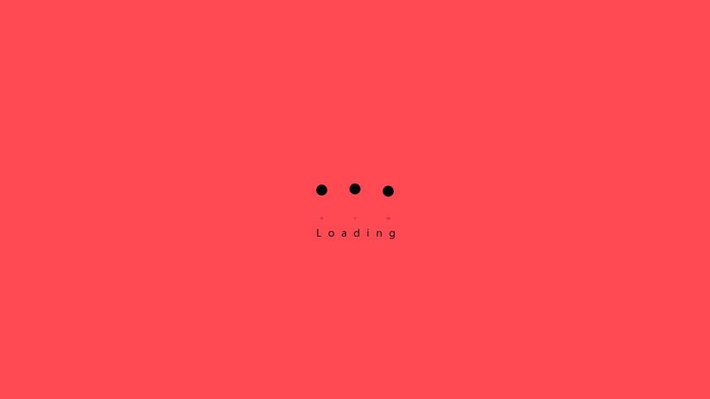 Bouncing ball loading animation using css
