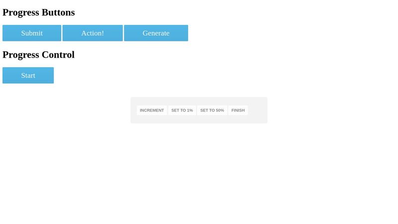 Buttons With Built-in Progress Meters