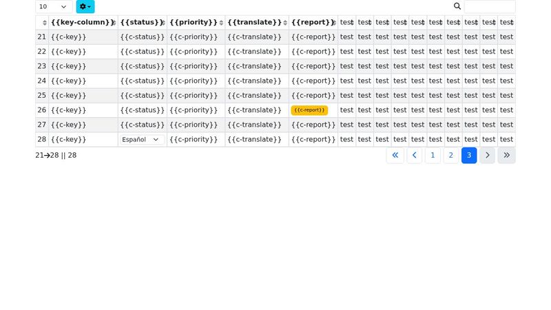 Datatable Example Rendering Column