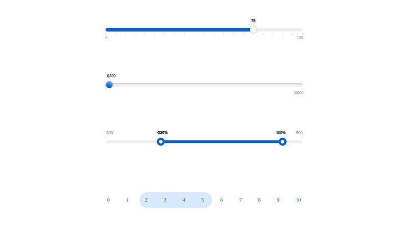 Multi Range input, CSS-only