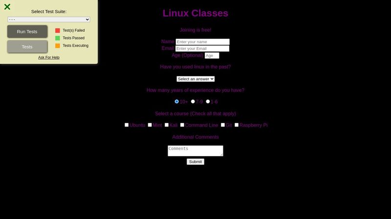 Linux Classes