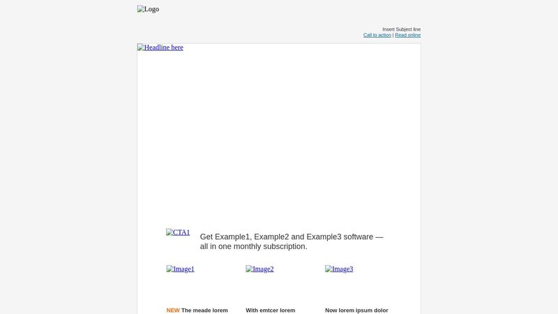 Responsive HTML Email Template