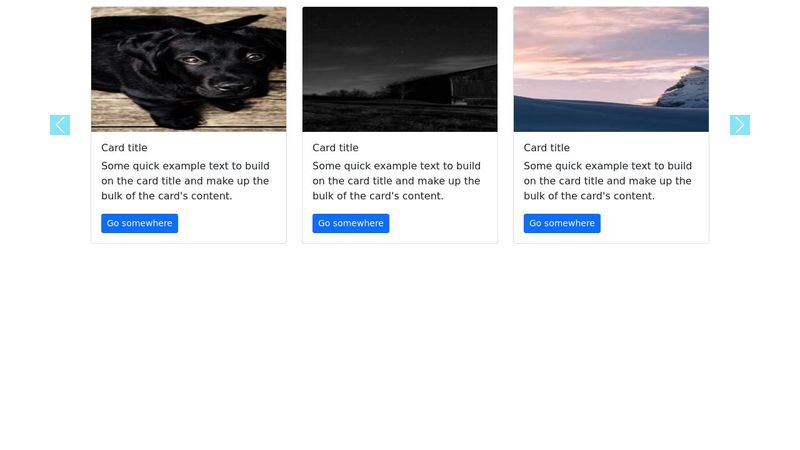 Image crousel 3 images in one slide using bootstrap