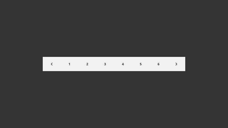 Awesome Pagination Buttons Using Only HTML & CSS