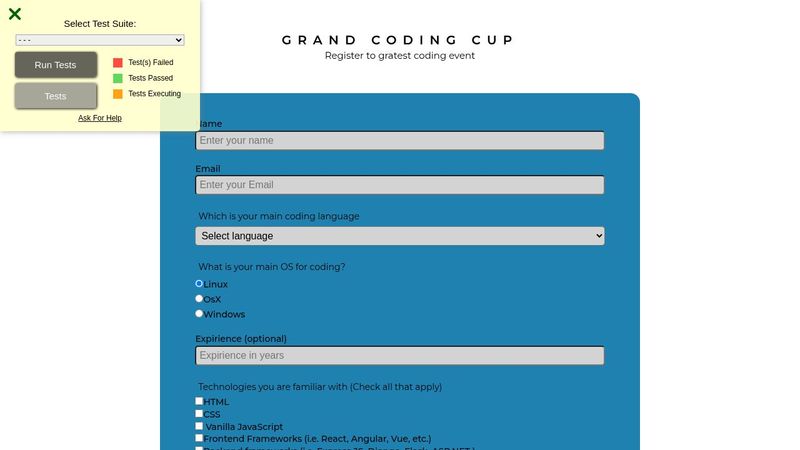freecodecamp survey task