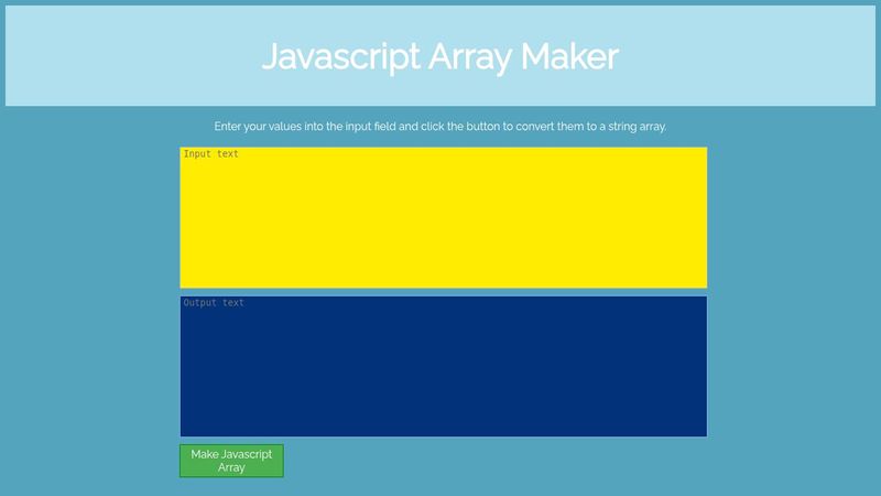 Array Maker