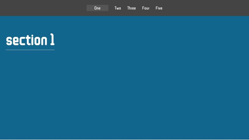 One Page Scroll By jQuery