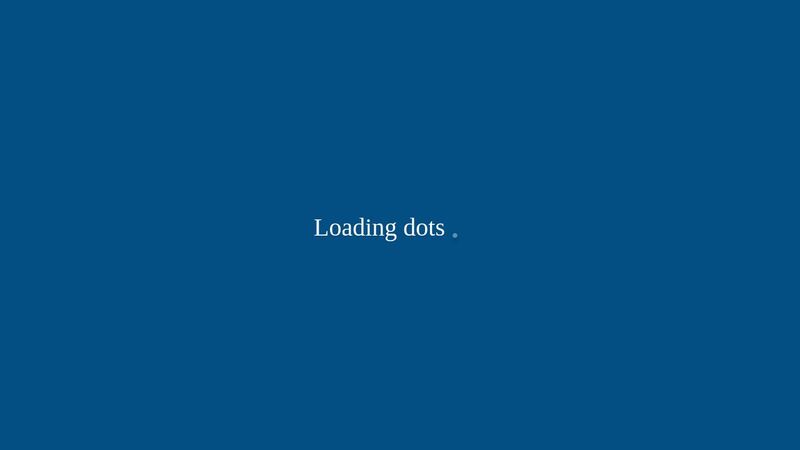 Animated Loading dots with CSS