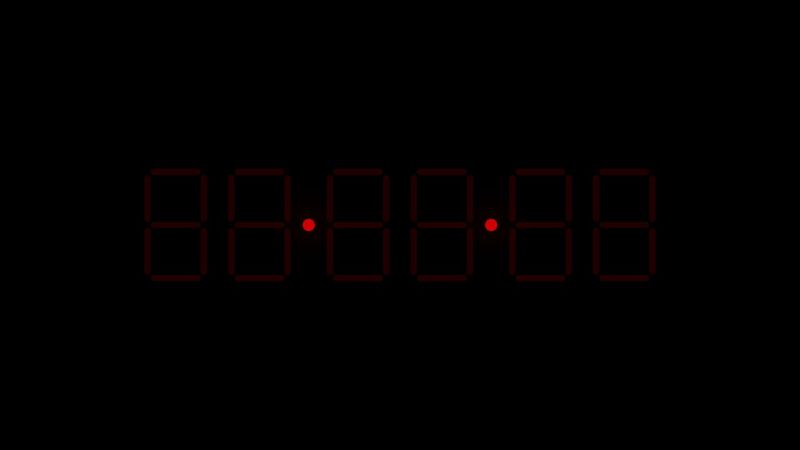 Animated Digital LED Clock