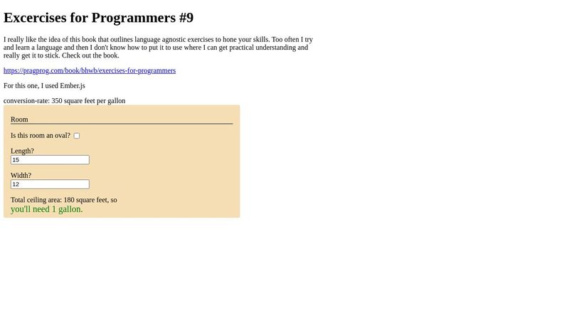 exercises-for-programmers #9