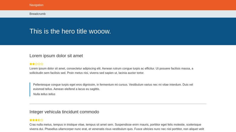 Star Ratings with font awesome