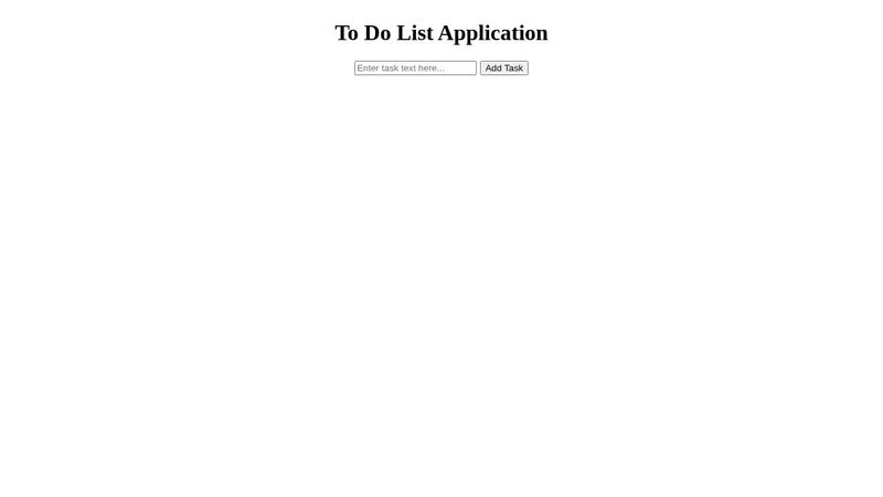 to-do list application practice