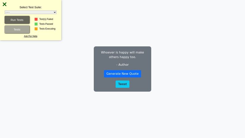 Freecodecamp || Random-Quote-Generator
