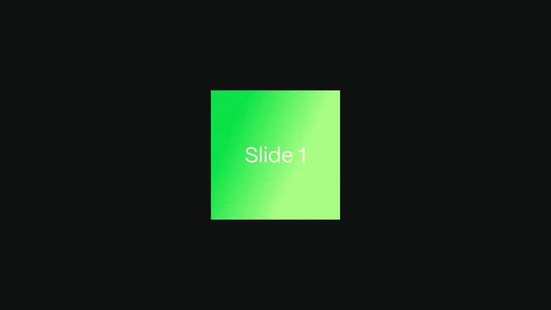 3D Cube Slider
