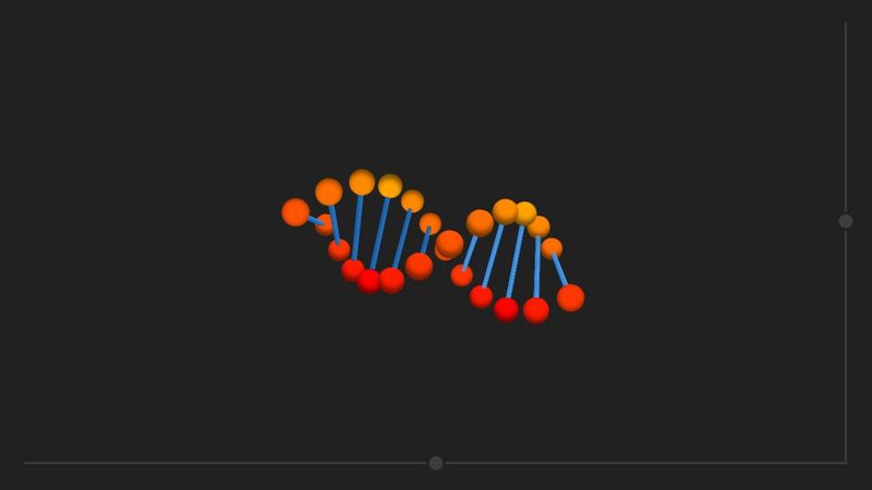 DNA Double Helix (stretchable) - CSS