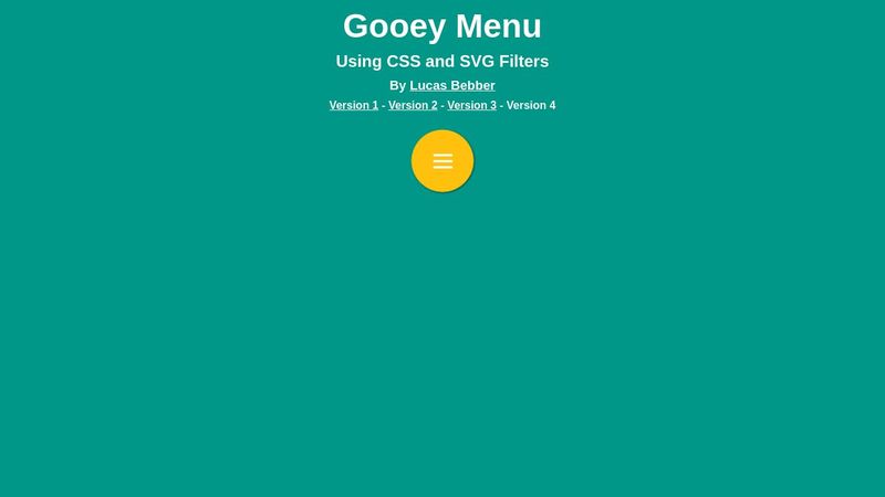 CSS Gooey Menu (Version 4)