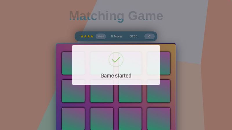 Udacity memory game project