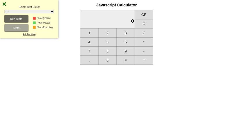 FCC: JavaScript Calculator