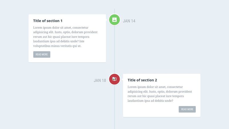 Responsive Vertical Timeline