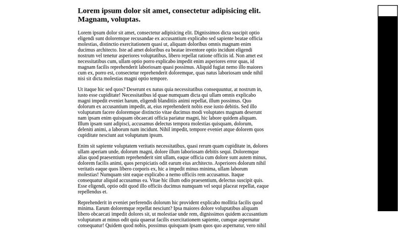 custome scroll / minimap