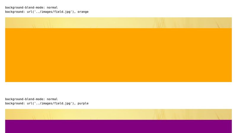 CSS background-blend-modes Property