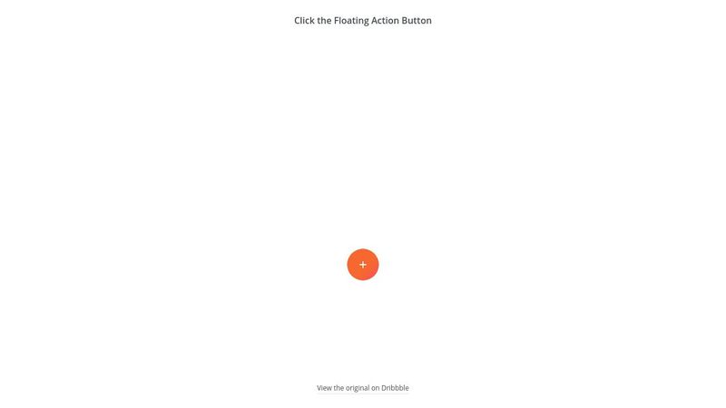 floating action button interaction