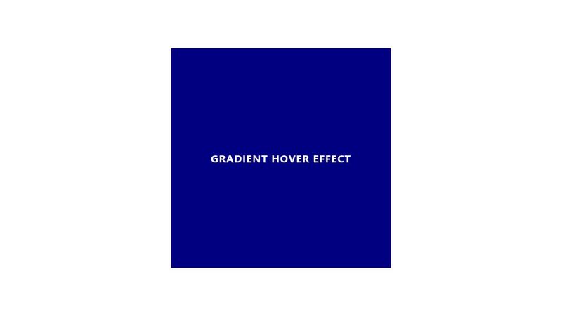 CSS Gradient Hover Effect